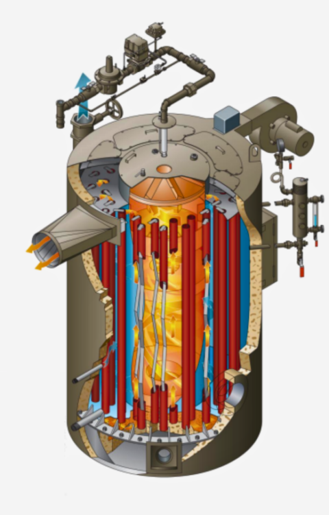 Fulton FB-A Vertical Steam Boiler - Simplex - The Heat Transfer Specialist